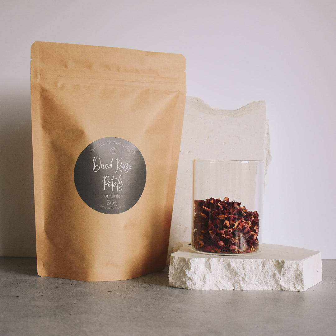 Dried Rose Petals – The Conscious Life Co